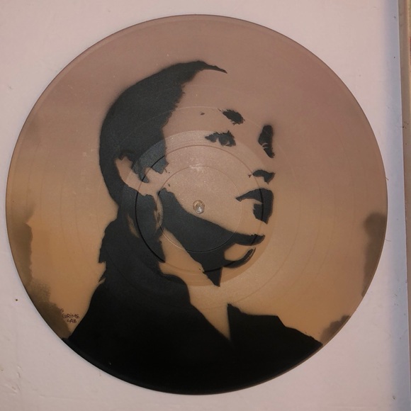 Art | Sade Original Street Art Vinyl Record Painting Graffiti Artwork ...